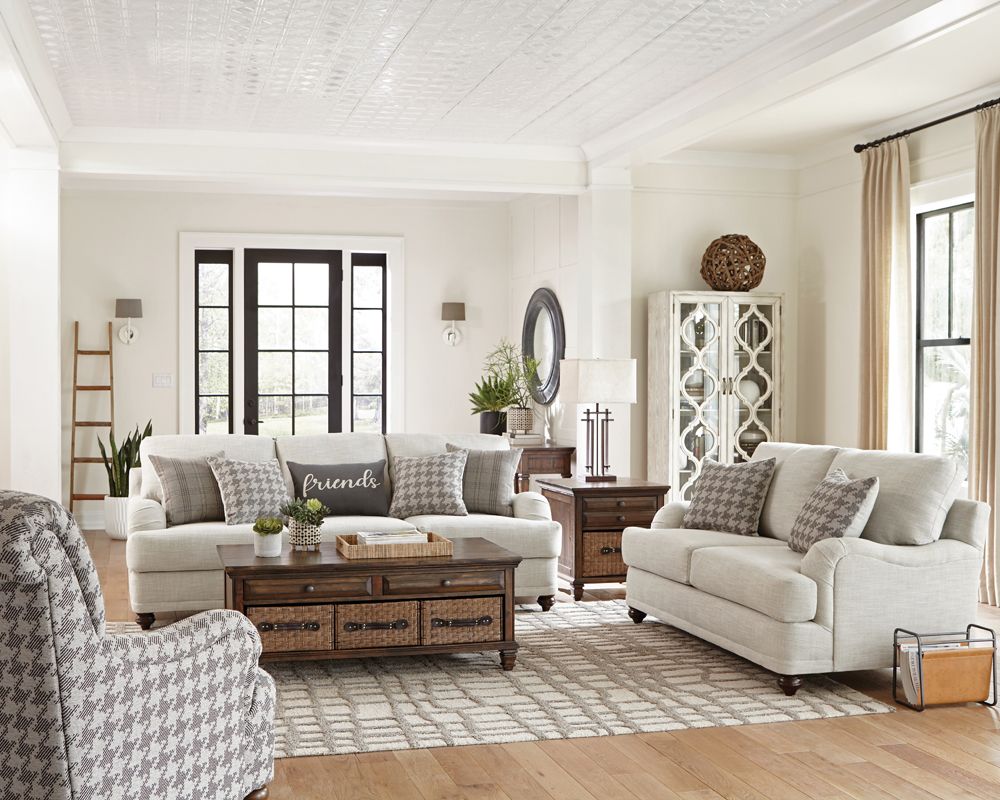 Cream sofa and loveseat store